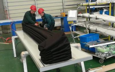 Chine Les abris gonflables de dock de dock de camion gonflent l'air dans eux-mêmes le cachetage fort de sac de forme à vendre