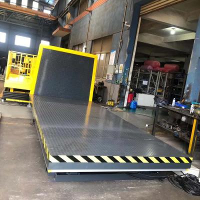 China ascenseur stationnaire des ciseaux 7000kg, moteur hydraulique 7.5KW pour les marchandises de levage de dock for sale