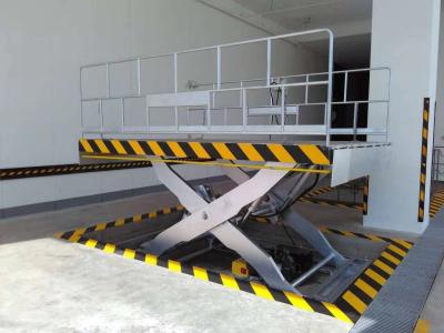 China El equipo de muelle de descarga portátil 2100x2100m m 1000kg hidráulicos Scissor elevaciones del muelle en venta