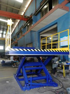 China hidráulico 7.5T estacionários Scissor a plataforma do elevador da doca à venda