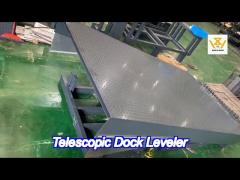 telescopic lip dock leveler with variable lip size 800/900/1000mm ideal efficient for loading