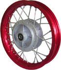 China OEM Service Accepted Motorcycle Alloy Wheel Red Color ISO for sale