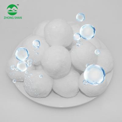 China Meios industriais do tratamento de águas residuais da bola do filtro da associação de Polysphere para a filtragem da água da chuva à venda