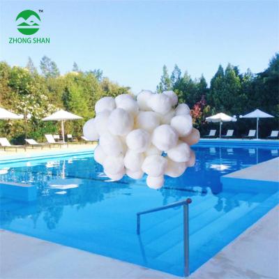 China 50mm Pool-Filter-Ball-Baumwoll-Polyester Filtra-Ball-Filtermaterial für Swimmingpool zu verkaufen