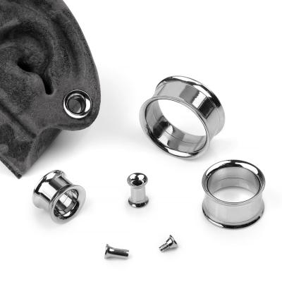 China 8g Mode Titanium Oor Sieraden ASTM F136 Titanium Intern Geschroefde Oogje Te koop