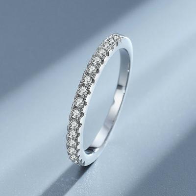 China 12# 13# 14# Stainless Gold Rings Luxury Silver Moissanite Ring for sale