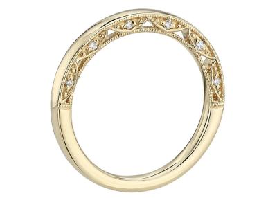 Cina Dimensione classica dell'anello di oro 9K 0.12ct 1.3MM con il diamante naturale in vendita