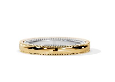 Cina ODM 2 Tone Gold Engagement Rings, OEM dell'anello della banda di nozze dell'oro di 4MM 5MM 6MM in vendita
