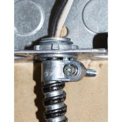 Flexible Electrical Conduit Zinc Connector Squeeze Connector Bx Connector