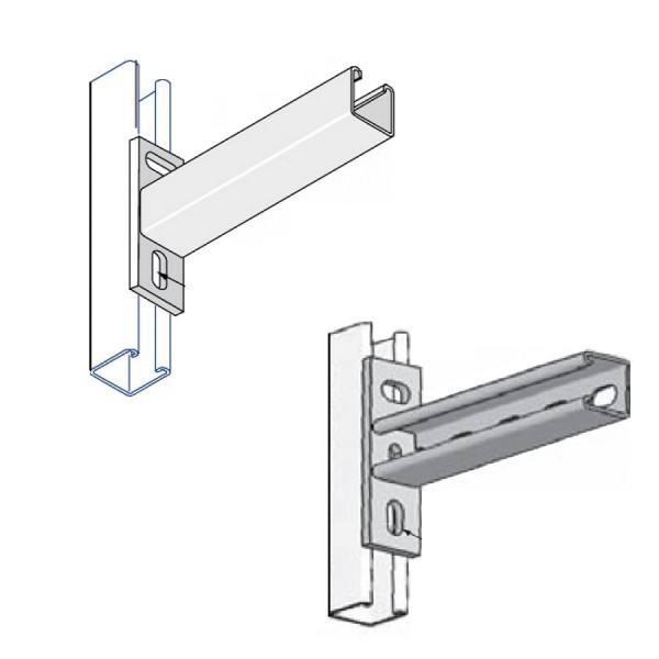 300mm 41*41*2.5cm Hot DIP Galvanized Cantilever Support Bracket Strut Wall Bracket