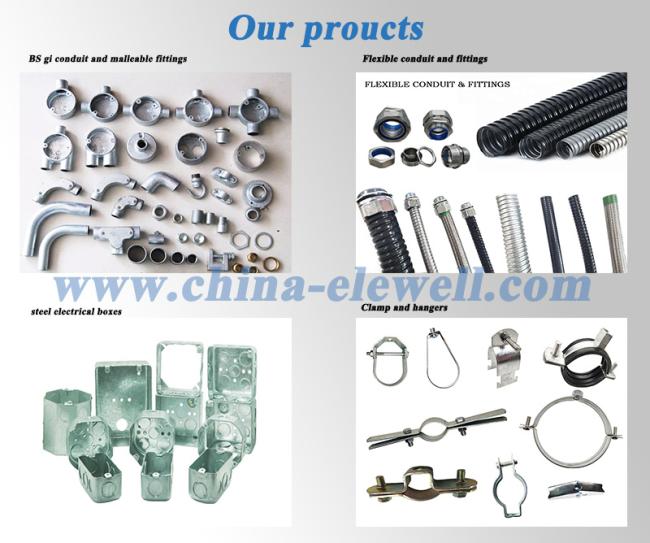 1/2&quot; -4&quot; Galvanized Conduit Fittings Steel Conduit Elbow NPT Threads Rigid Metal Elbow