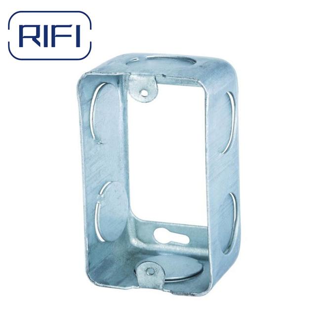 UL Standard Electrical Conduit Junction Box Galvanized Steel Handy Utility Box with 1/2&quot; and 3/4&quot; Knockout