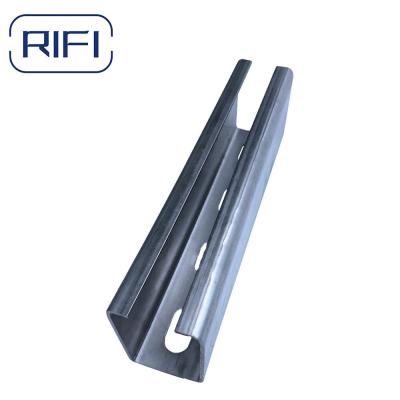 China Galvanized Steel Thickness 2mm 41x41 Slotted Channel 10 Ft Ss Unistrut Channel for sale