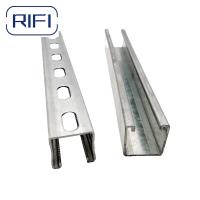 China Pre Galvanized Strut Channel And Fittings 21mm C Steel Channel for sale