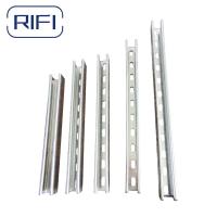 China Pre Galvanized Strut Channel And Fittings 21mm C Steel Channel for sale