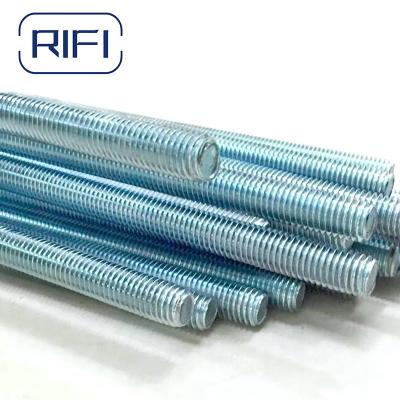 China UNC Metal Hardware Fasteners 1000mm Mild Steel Full Threaded Rod 3/8" 1/2" 5/8" for sale