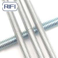 China Gi Stud Threaded Rod Bar Metric 2 Meter Galvanized Threaded Rod For Mechanical for sale
