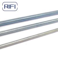 China Gi Stud Threaded Rod Bar Metric 2 Meter Galvanized Threaded Rod For Mechanical for sale