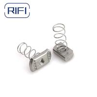 China Spring Loaded Design Metal Hardware Fasteners Welding Square Spring Nut for sale