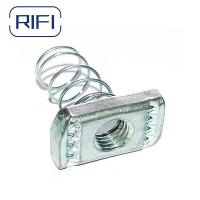 China Spring Loaded Design Metal Hardware Fasteners Welding Square Spring Nut for sale