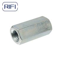 China ISO All Threaded Rod Coupler Fitting Metal Stud Rod Connector Coupling for sale