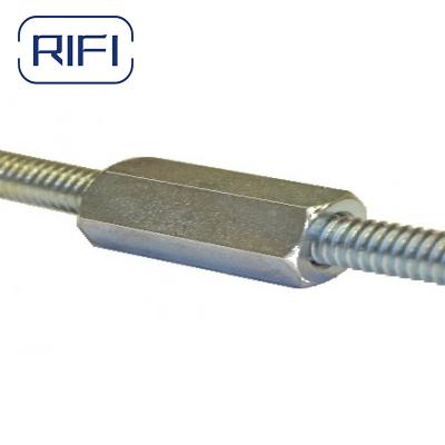 China ISO All Threaded Rod Coupler Fitting Metal Stud Rod Connector Coupling for sale