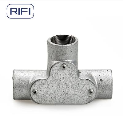 China Hot Dipped Galvanised GI Conduit Fittings 20mm Conduit Elbow BS4568 Fittings for sale