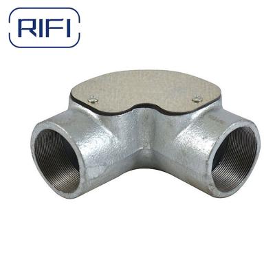 China Customize Galvanized Pipe Elbow Electrical Conduit Steel Conduit Inspection Elbow for sale