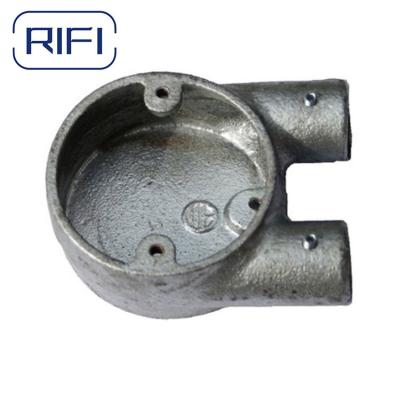 China BS EN61386 Branch U Way 25mm Junction Box Malleable Iron Pvc Conduit Box for sale