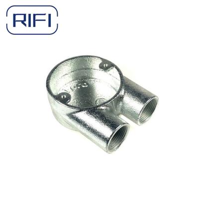 China BS EN61386 Branch U Way 25mm Junction Box Malleable Iron Pvc Conduit Box for sale