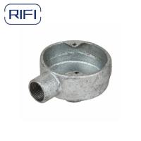 China 1 Hole 20mm Knockout Circular Junction Box Conduit Loop In Box for sale