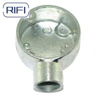 China 1 Hole 20mm Knockout Circular Junction Box Conduit Loop In Box for sale