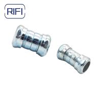 China Steel EMT Conduit Connector Coupling Electrical Cable Compression Type for sale