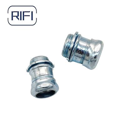 China Set Screw EMT Conduit Fittings 4 Inch EMT Compression Couplings for sale