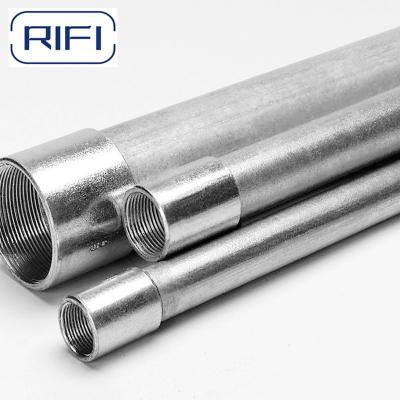 China Grc IMC Conduit Pipe Electrical Rigid Conduit With A Coupling A Plastic Cap for sale