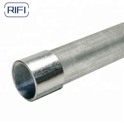 China HDG Rigid Conduit Steel Rigid Metal Conduit Rigid Electrical Metallic Tubing for sale
