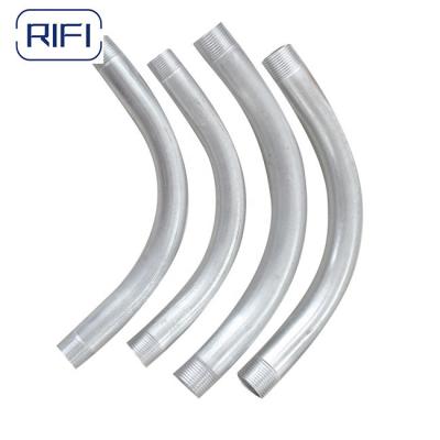 China 4 Inch IMC Conduit Pipe Galvanized Conduit Fittings Steel Conduit Elbow for sale