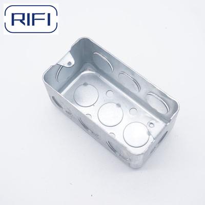 China 0.8mm Electrical Conduit Boxes Utility Octagonal Extension EMT Outlet Box for sale