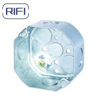 China Caja Octagonal Custom Electrical Junction Boxes With Raised Ground Screw for sale