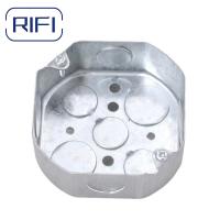 China Caja Octagonal Custom Electrical Junction Boxes With Raised Ground Screw for sale