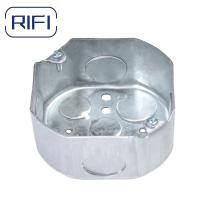 China Caja Octagonal Custom Electrical Junction Boxes With Raised Ground Screw for sale