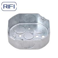 China Caja Octagonal Custom Electrical Junction Boxes With Raised Ground Screw for sale