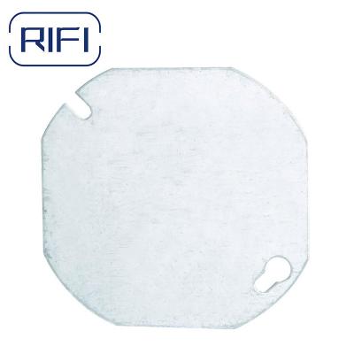 China UL Electrical Conduit Boxes Octagonal Blank Box Cover Thickness 0.8-1.6mm for sale