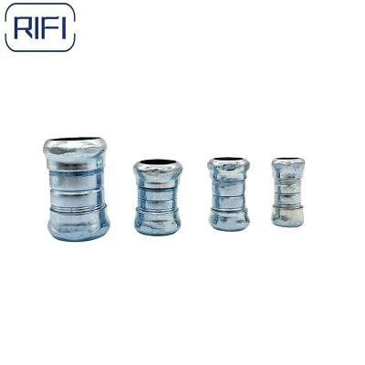 China Steel EMT Conduit Connector Coupling Electrical Cable Compression Type for sale