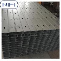 China Rectangular Perforated Electrical Cable Tray Customized Length for sale