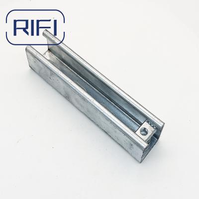 China 41mm GI Pre Galvnaized  Strut Channel And Fittings Thickness 14 Gauge for sale