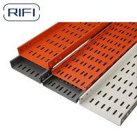China Customizable White Electrical Cable Tray Metal For Cable Organization 6000MM Length for sale