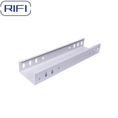 Customizable White Electrical Cable Tray Metal For Cable Organization 6000MM Length