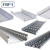 China Customizable White Electrical Cable Tray Metal For Cable Organization 6000MM Length for sale