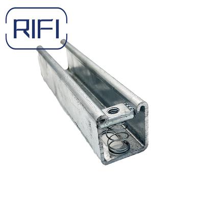 Cina 20 piedi di lunghezza canale Unistrut pre-galvanizzato per impianti elettrici in vendita